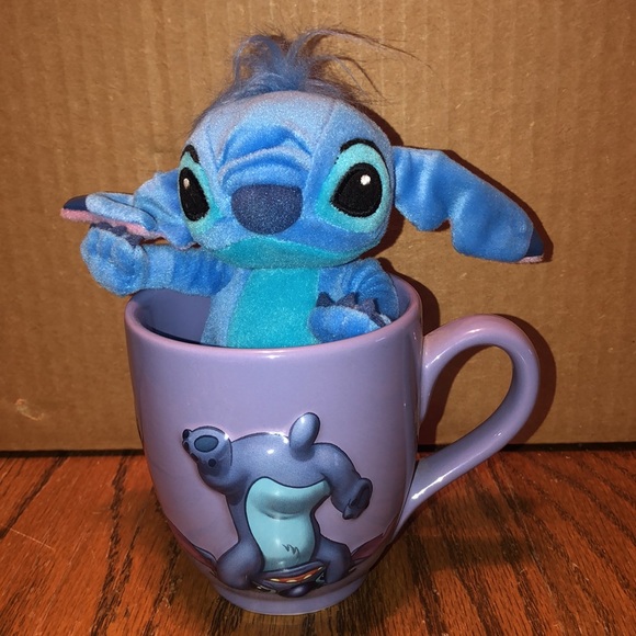 Disney | Other | Stitch Disney Mug And Plush | Poshmark